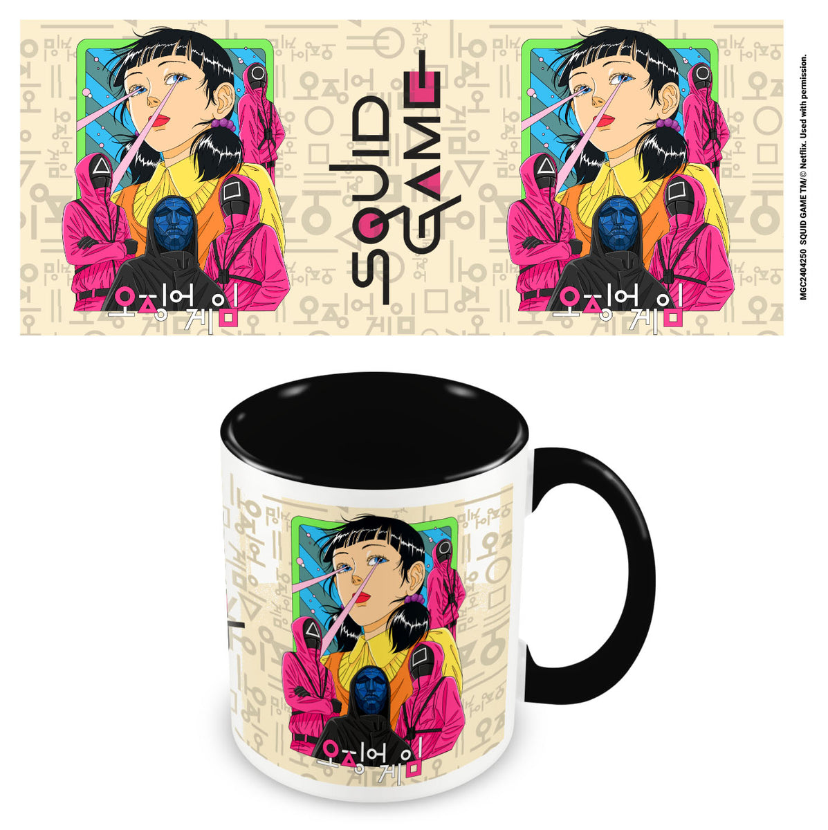 Squid Game 2 (Seoyoung) 11oz/315ml Coloured Inner and Handle Ceramic M ...