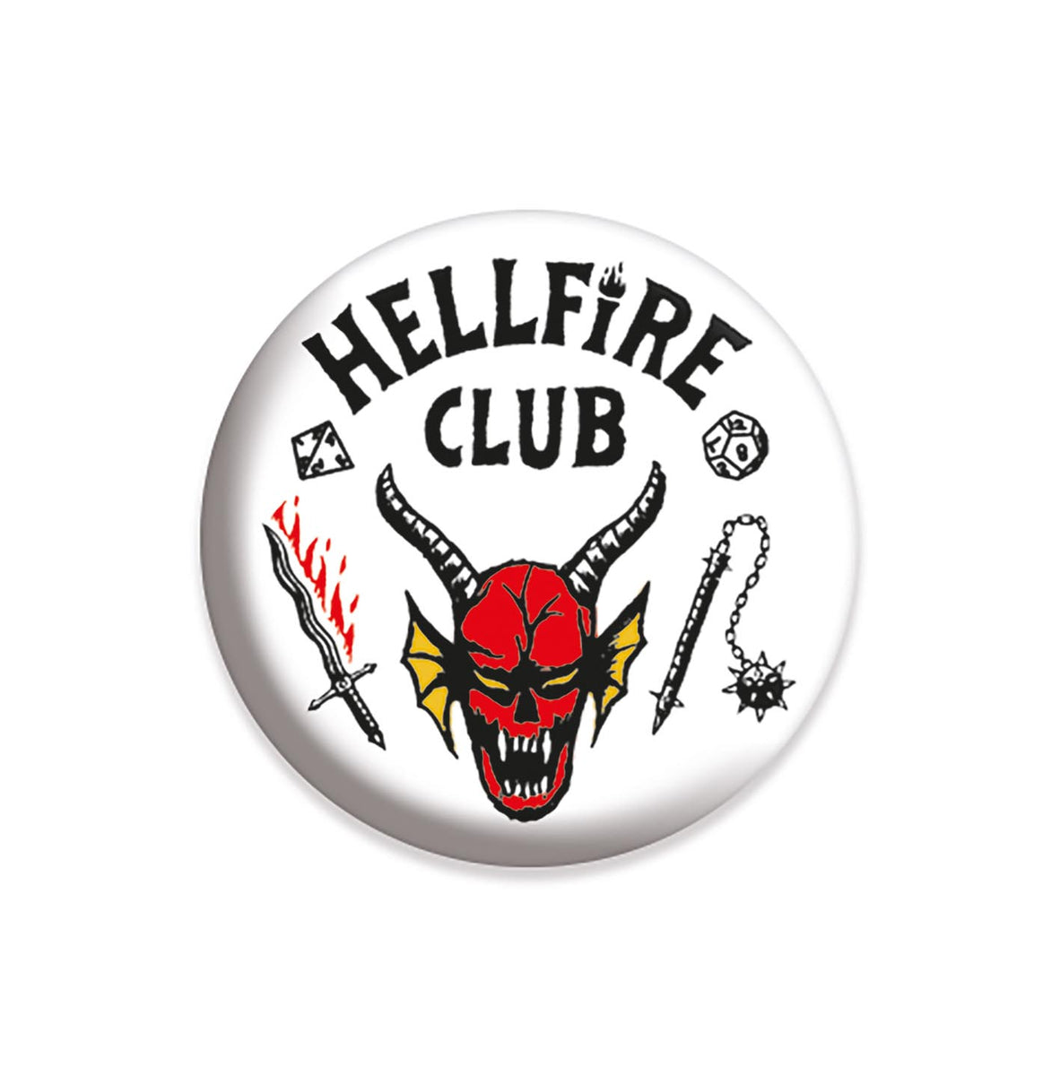 Stranger Things (Hellfire Club) 25mm Button Pin Badge – PyramidShop.com