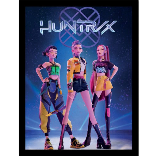 K-Pop Demon Hunters (Huntrix) Framed 30x40cm Print – PyramidShop.com